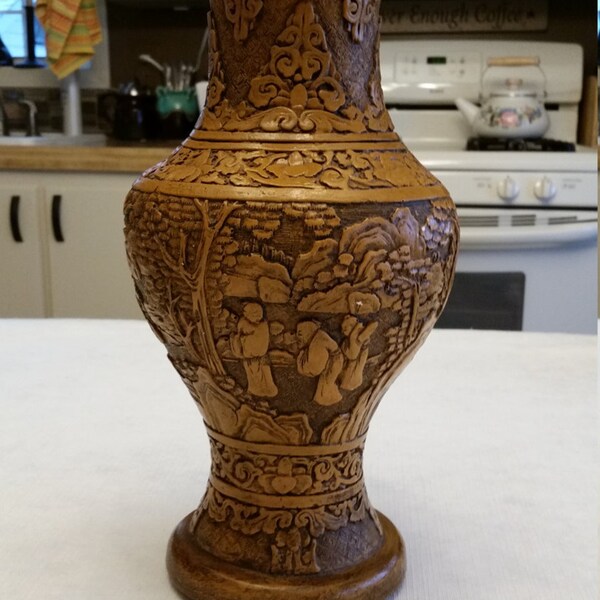 Chalkware Vase - Etsy