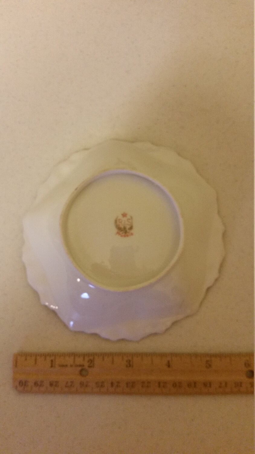 Rare antique rs prussia bowl early pattern 1880 1917 | Etsy