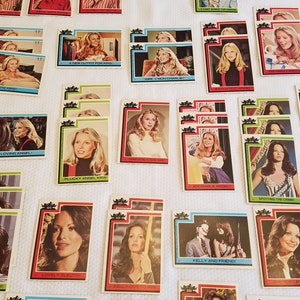 121 Charlies Angels 1977 Trading Cards & Stickers Hollywood Tv Actors Non Sports Pictures Photos ...