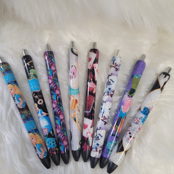 Alice in Wonderland Ink Pens - Etsy
