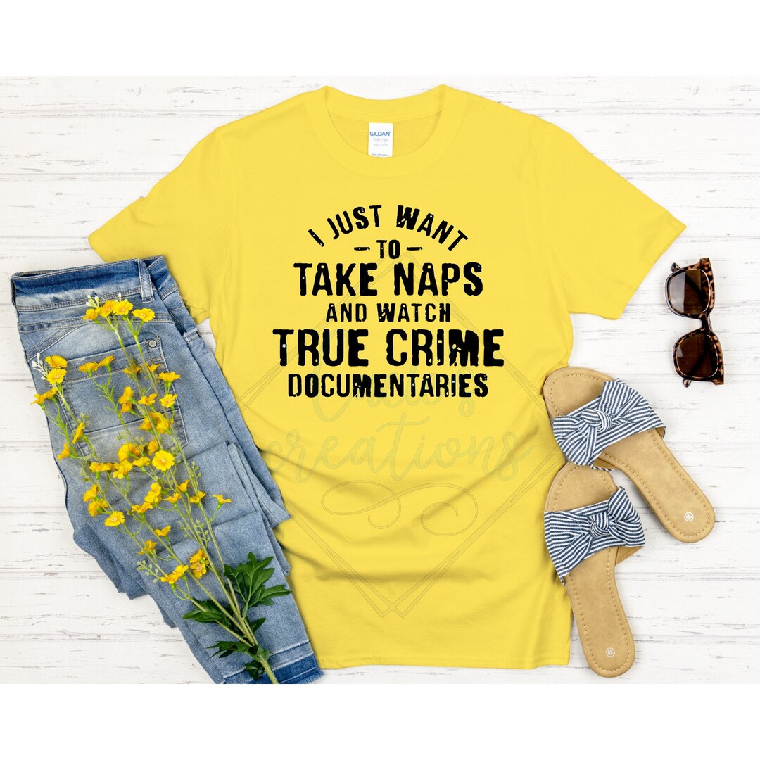 Naps and Crime Shows T Shirt - Etsy