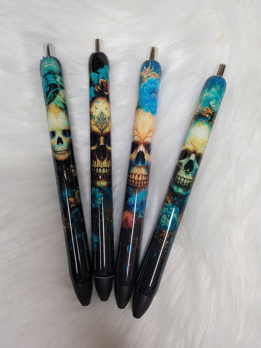 Skull Gel Pen - Etsy