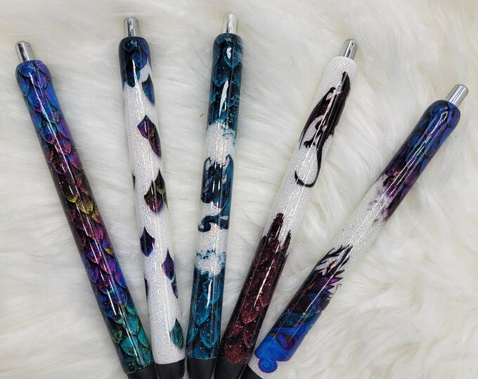 Emerald Green Dragon Pen, Bespoke Handcrafted Writing Instrument. - Etsy