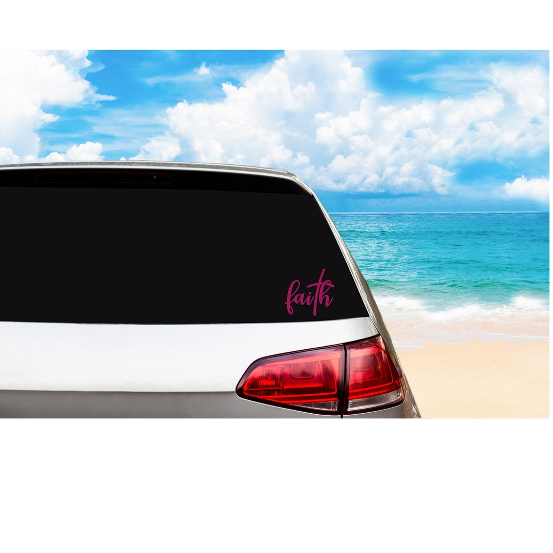 Faith Vinyl Sticker - Etsy