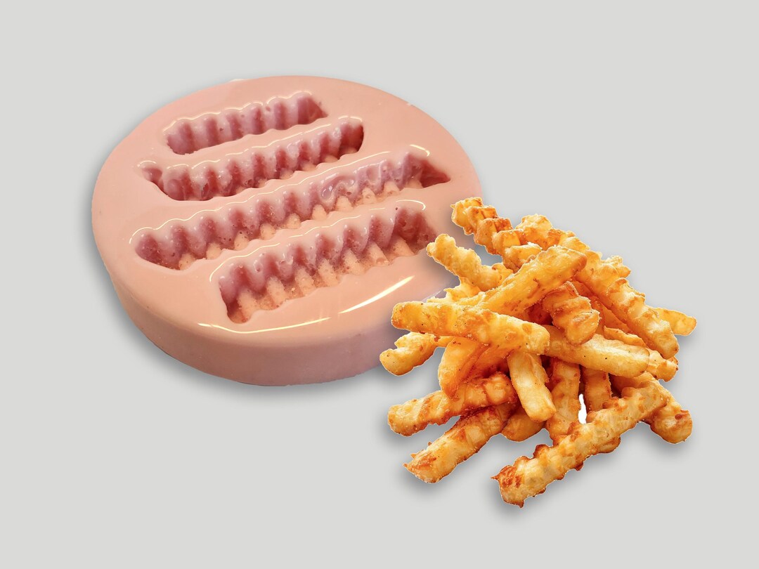 Silicone Mold - Crinkle Cut French Fries - Etsy