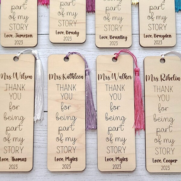Thank You Bookmark - Etsy