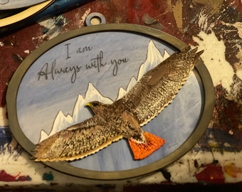 Red-tailed Hawk, Wool Felt Hawk Ornament, Felt Red-tailed Hawk Ornament ...