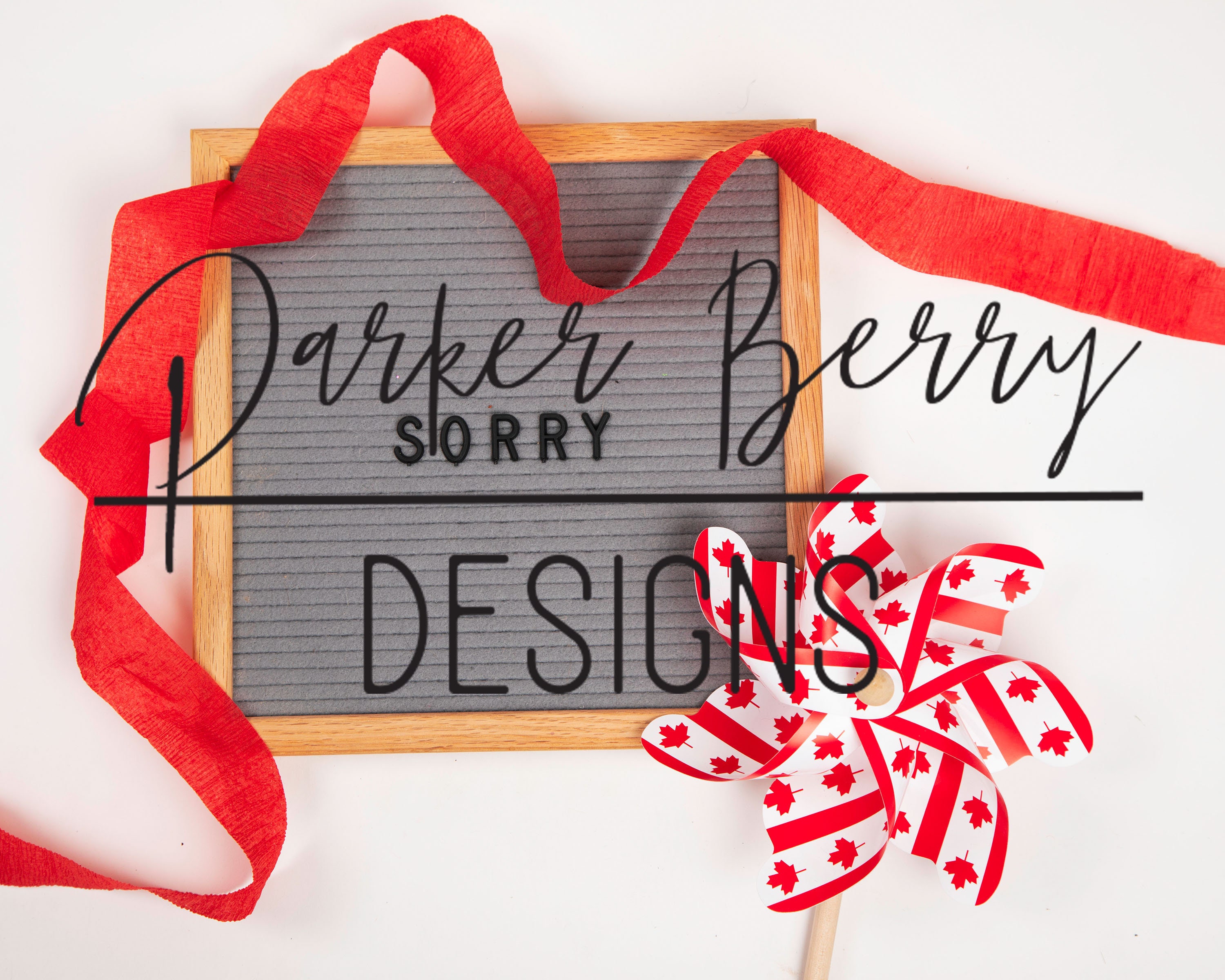 Canadian saying Sorry Letterboard Social Media Digital | Etsy