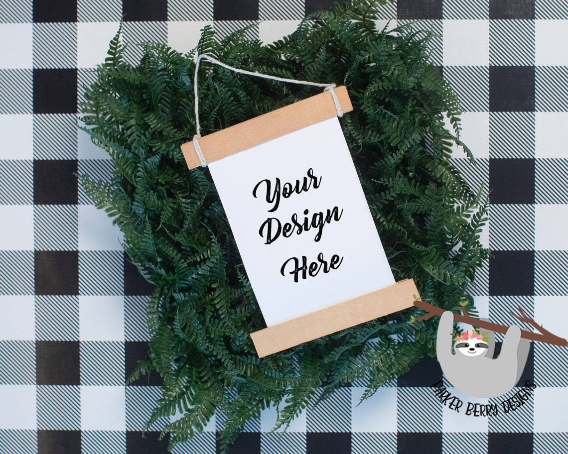 Blank Wood Sign Template for Your Designs Mockup Mock-up | Etsy