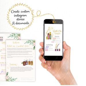 Young Living Clipart, Mega Watercolour and Gold Bundle, Essential Oil ...