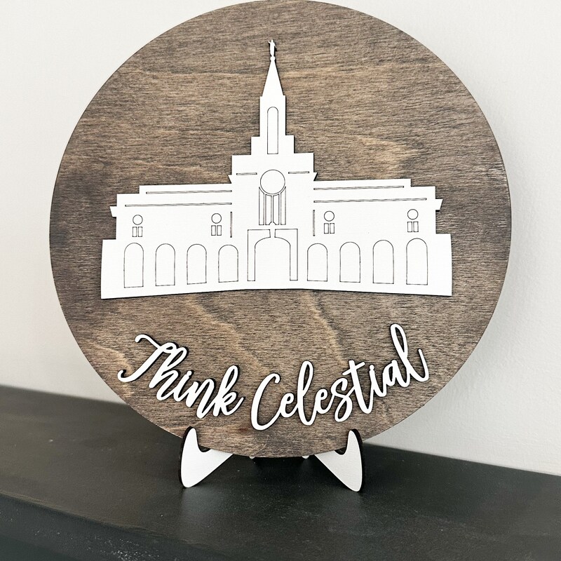 Temple Wood Sign - Etsy
