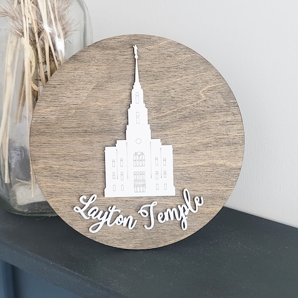 Temple Wood Sign - Etsy