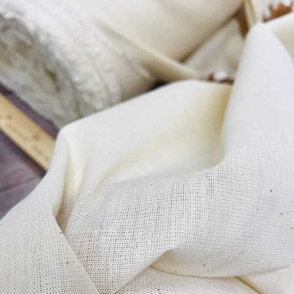 Unbleached Calico Fabric - Etsy