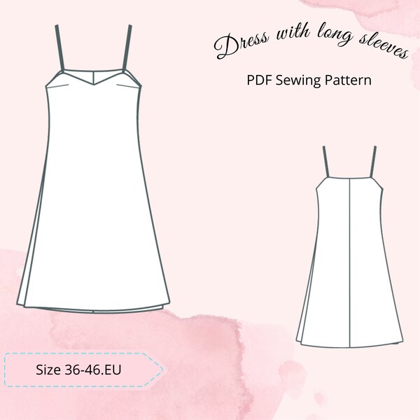 Slip Dress Sewing Pattern - Etsy