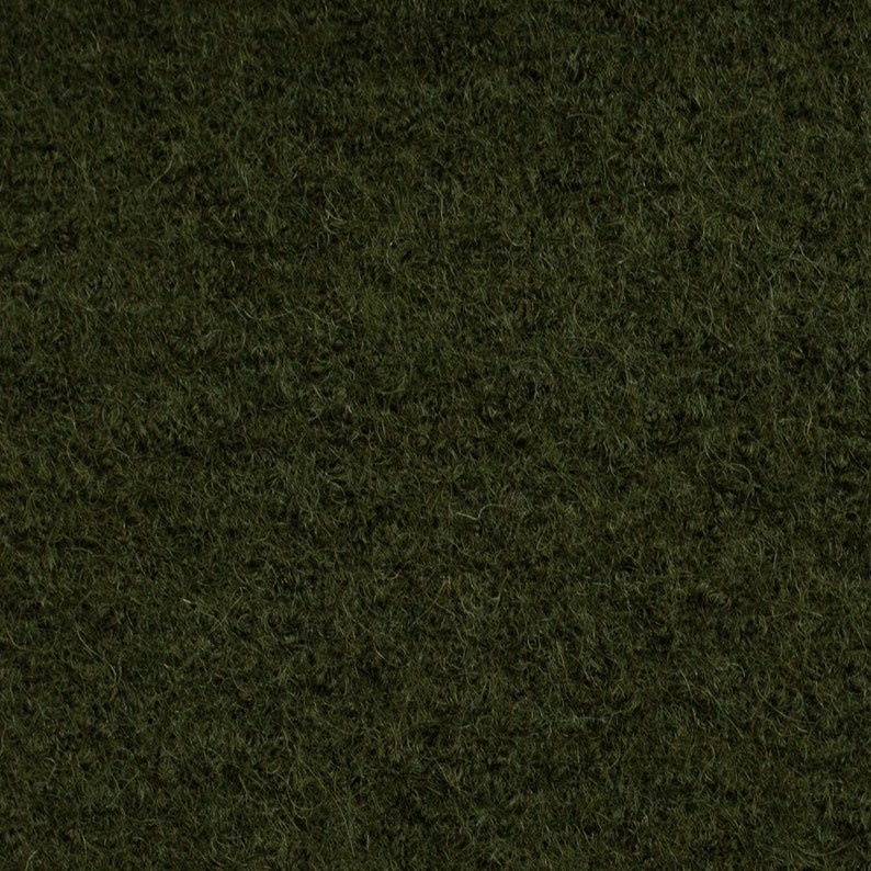 Moss Green Wollwalk Wool Fabric Virgin Wool by the Meter - Etsy