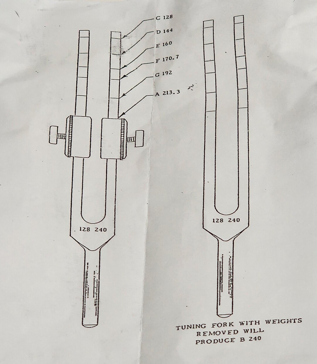 Adjustable 7 Frequency Student Tuning Fork - Etsy