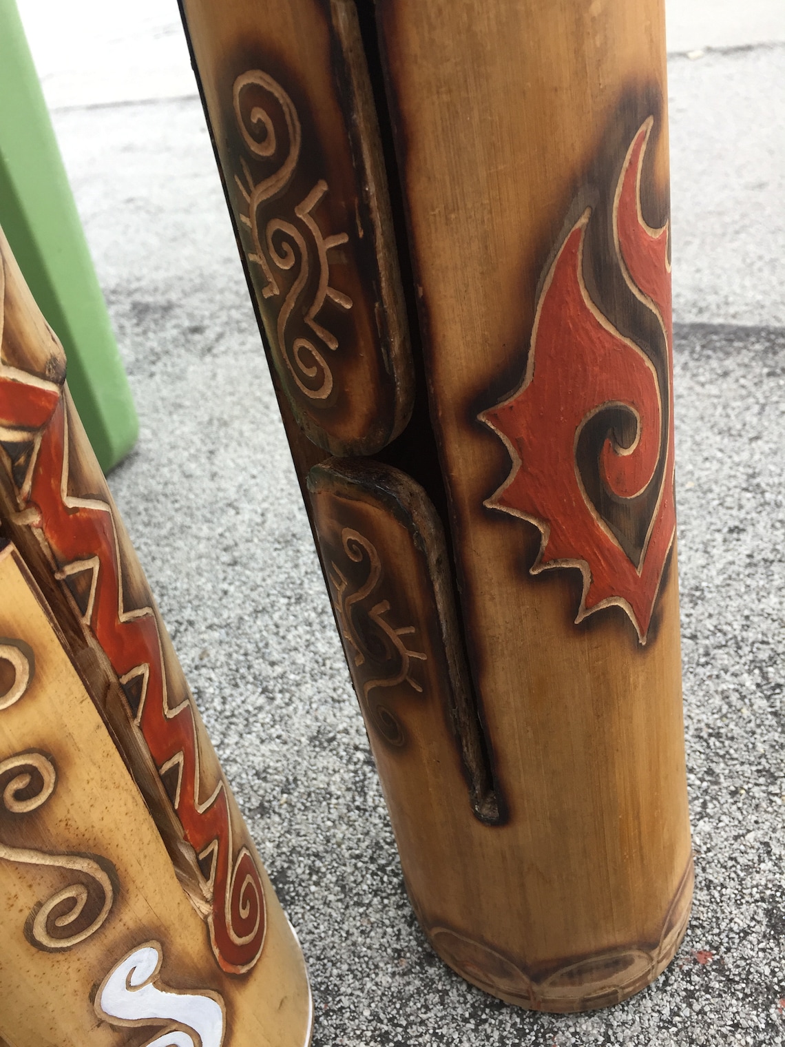 TEPONAZTLI bamboo Drum Made to Order Artwork: Engraved - Etsy Israel