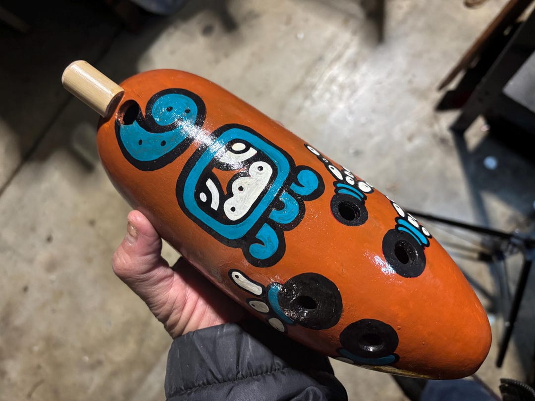 BASS OCARINA #2 Made of Gourd (medium) - Etsy