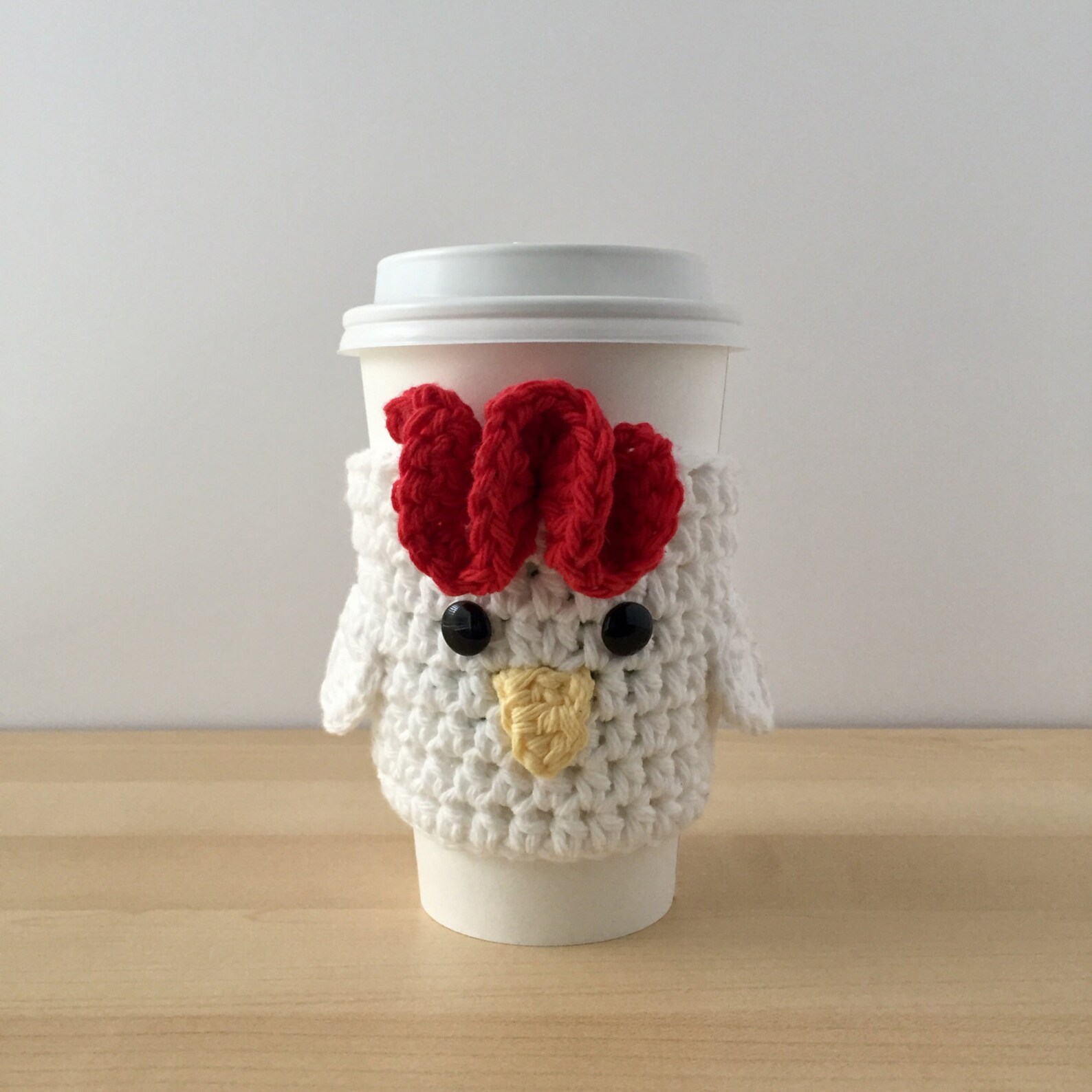 Cup Cozy Crochet Pattern, Chicken Cozy, Chicken Crochet Pattern ...
