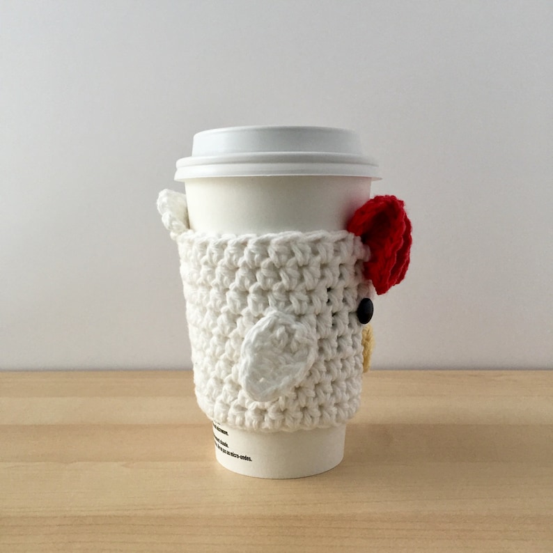 Cup Cozy Crochet Pattern Chicken Cozy Chicken Crochet | Etsy