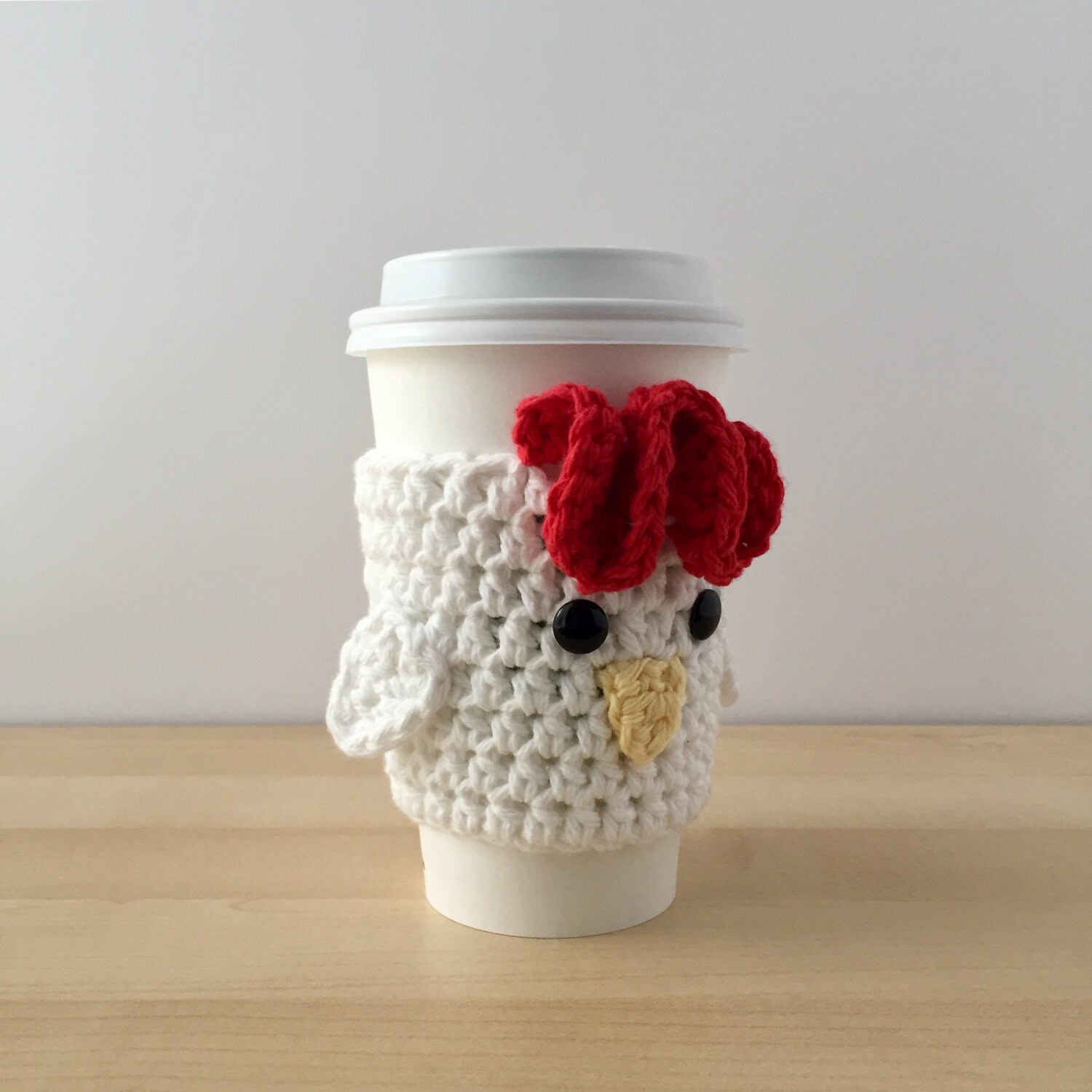 Cup Cozy Crochet Pattern, Chicken Cozy, Chicken Crochet Pattern ...