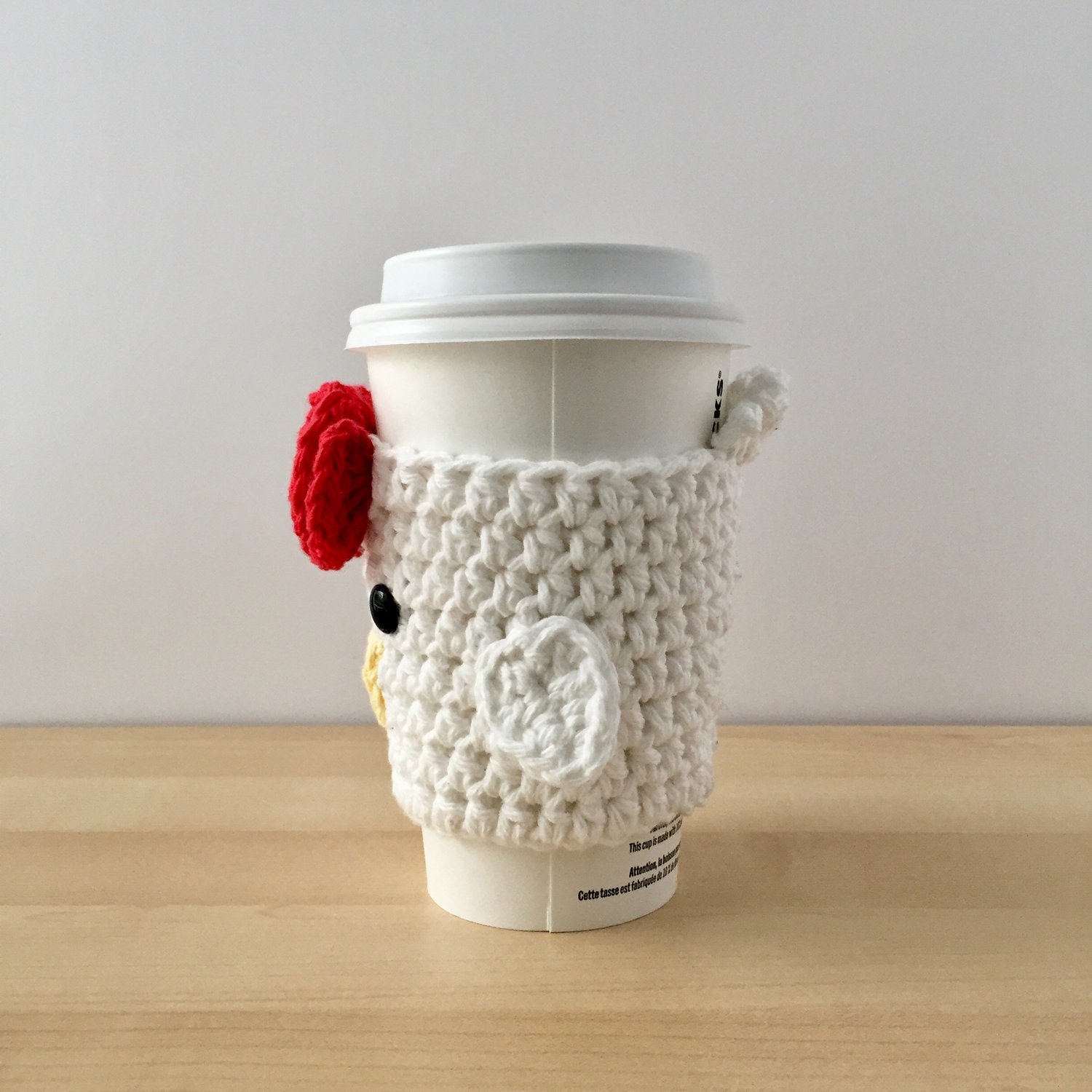 Cup Cozy Crochet Pattern, Chicken Cozy, Chicken Crochet Pattern ...