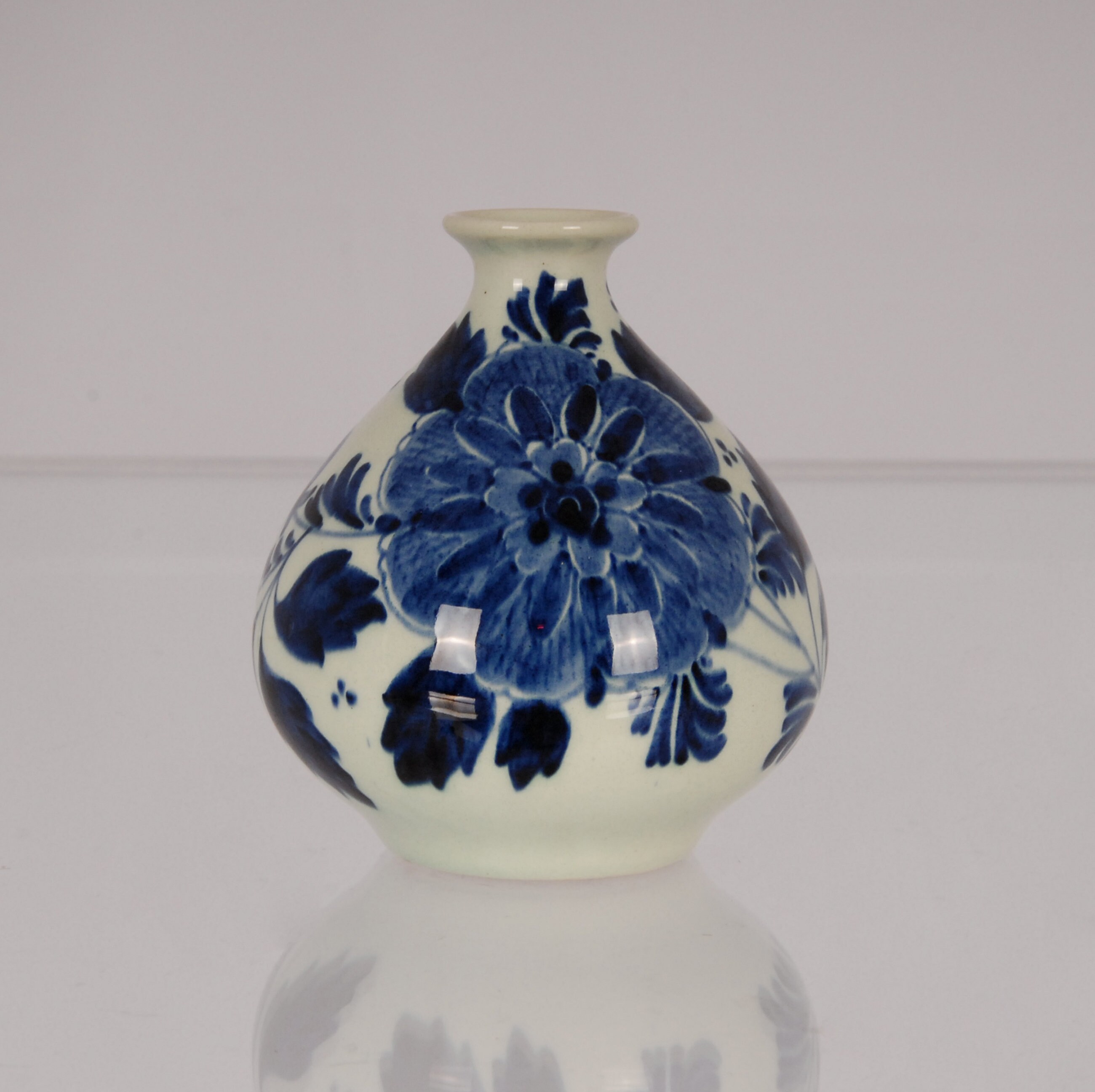 Art Deco Delft Vases Dutch Delftware Blue and White Chinoiserie - Etsy