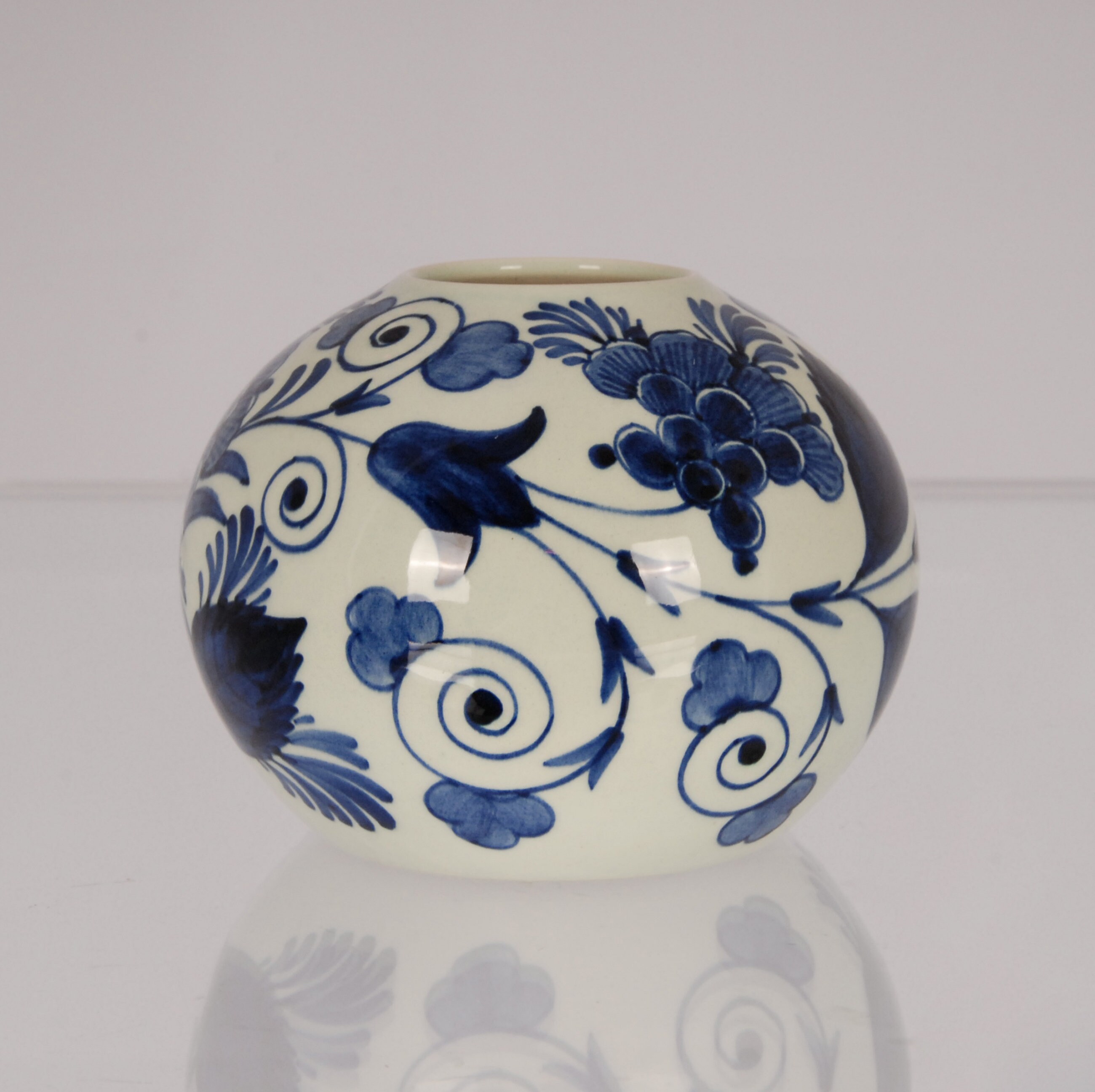 Art Deco Delft Vases Dutch Delftware Blue and White Chinoiserie - Etsy