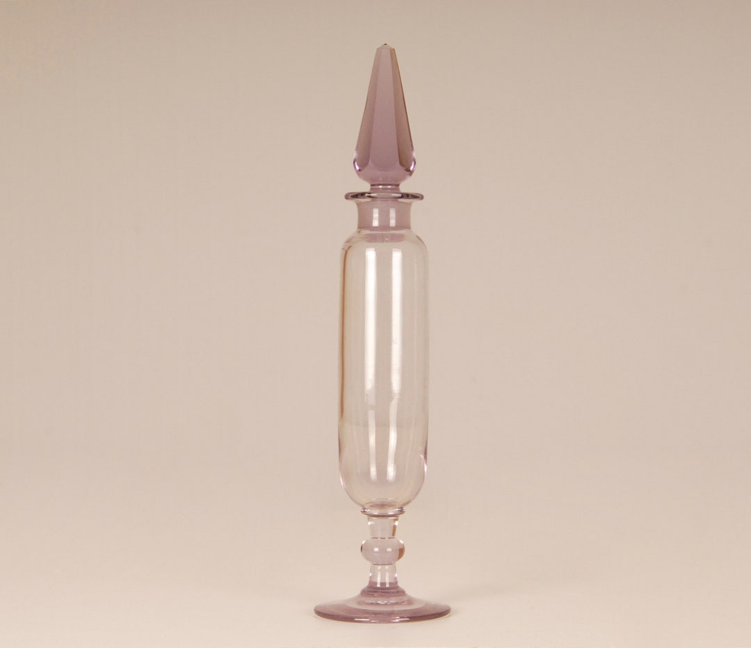 Antique English Regency Art Glass Amethyst Decanter 19th Century George ...