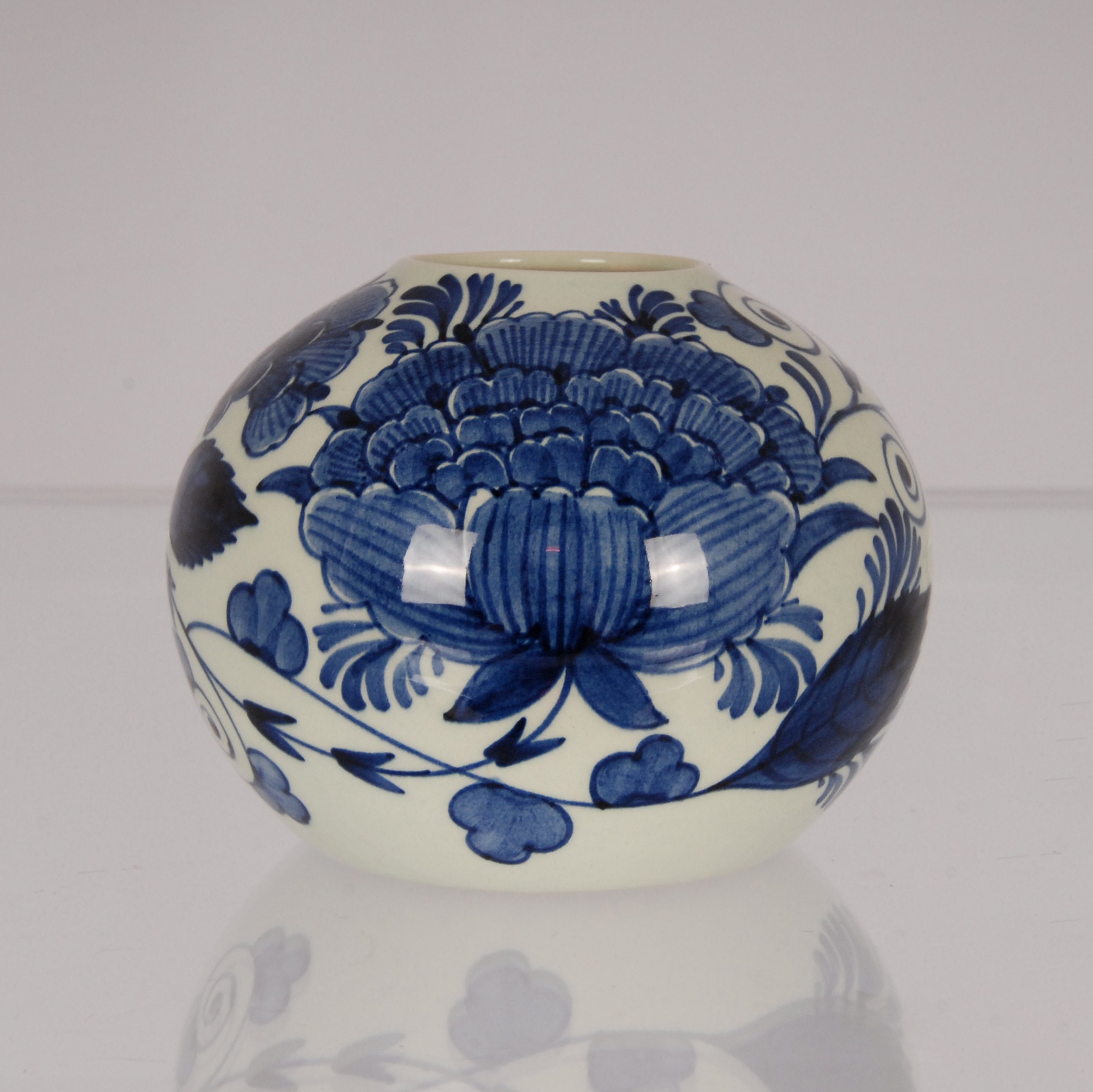 Art Deco Delft Vases Dutch Delftware Blue and White Chinoiserie - Etsy