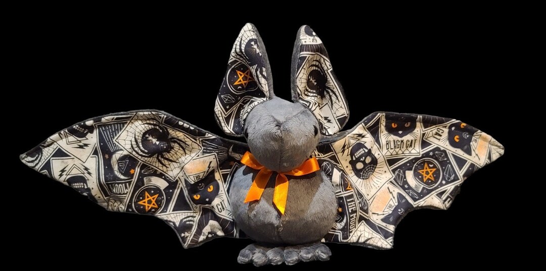 Tarot Card Bat Tarot Cards Bat Bat Plushie Witch Tarot - Etsy