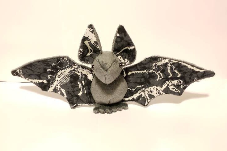 Dino Bat, Skeleton Bat, Dino, Dinosaur, Bat, Stuffed Bat, Beanie Bat ...