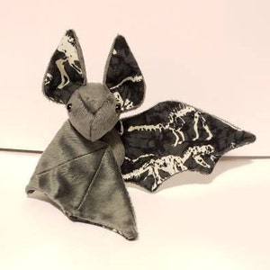 Dino Bat, Skeleton Bat, Dino, Dinosaur, Bat, Stuffed Bat, Beanie Bat ...