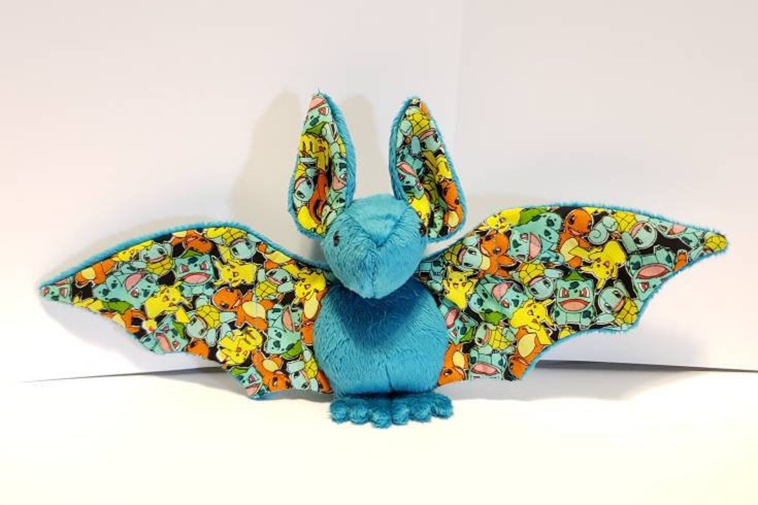 Pokemon Inspired Bat Plushie, Batling, Plushie, Stuffed Animal, Adult ...