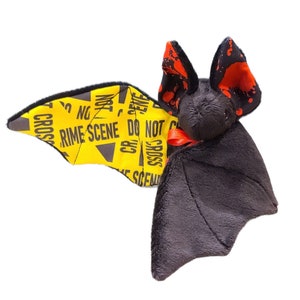 Crime Scene, Bat, Bat Plushie, Cuddle Buddy, Birthday, Halloween ...
