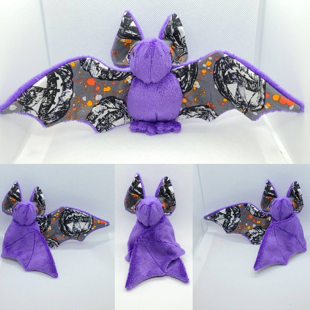 Halloween Bat, Pumpkin Bat, Purple, Halloween, Pumpkin, Bat, Adult ...
