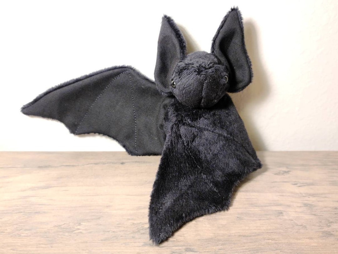 Solid Color Bat, Black Bat, Cuddle Buddy, Bat Buddy, Bat Plushie ...