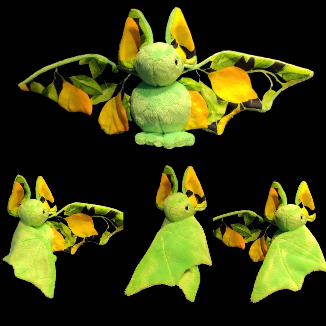 Lemon Bat, Fruit Bat, Lemons, Bat, Plushie, Girl, Boy, Woman, Man ...