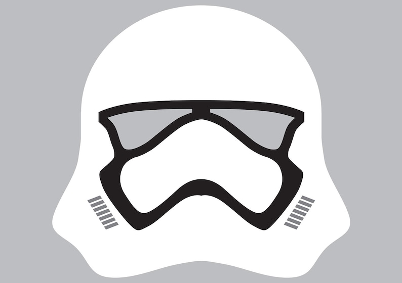 Storm Trooper PRINTABLE Mask (digital Download) - Etsy Australia