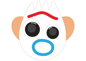 Forky PRINTABLE Mask | Version 4 (digital Download) - Etsy