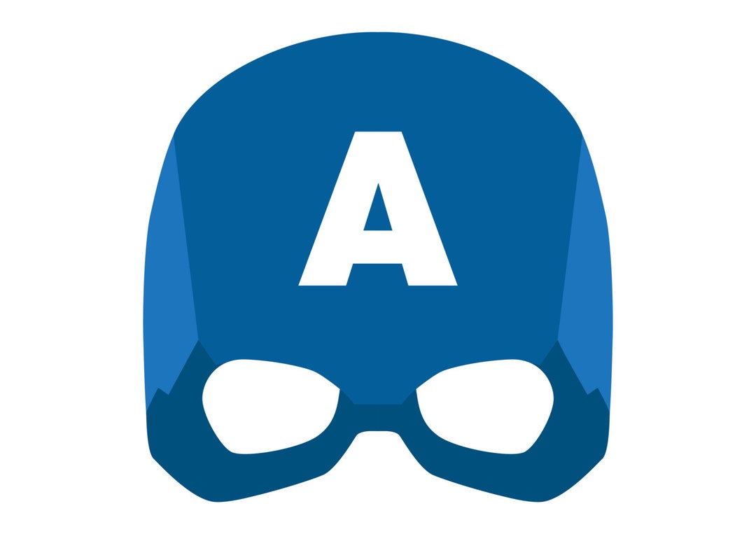 Captain America PRINTABLE Mask (digital Download) - Etsy