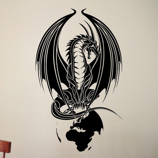Dragon Vinyl Sticker Stencil - Etsy