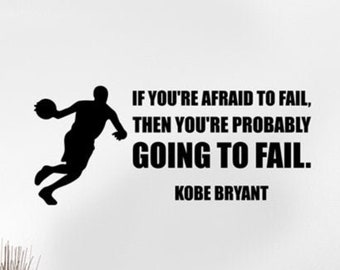 Kobe Inspirational Wall Art - Etsy