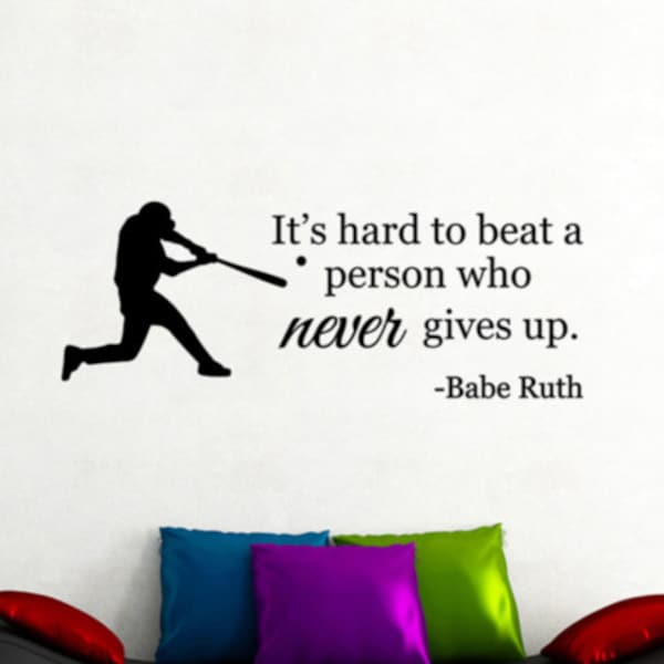 Babe Ruth Quote - Etsy