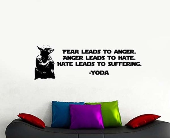 Star Wars Yoda Quotes Fear
