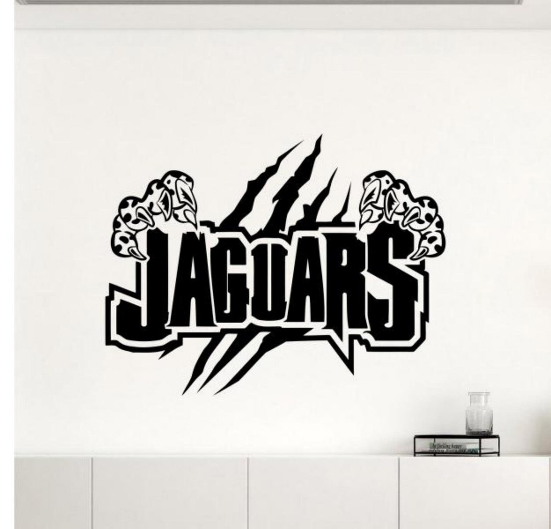 Jaguars Wall Decal Vinyl Sticker Football Baseball Basketball Soccer ...