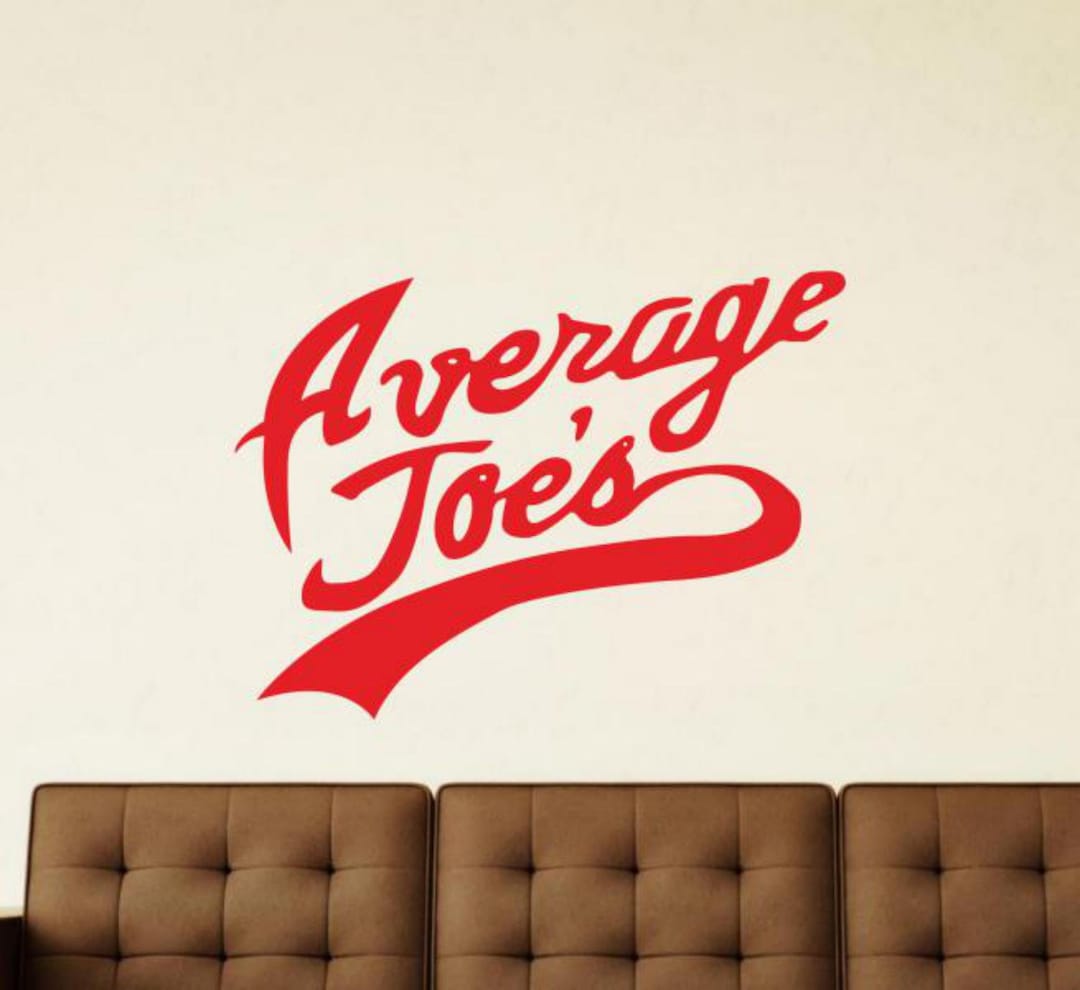 Average Joes Wall Decal Vinyl Sticker Gym Decor Wall Art Poster Gift ...
