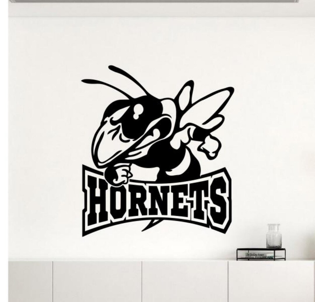 Hornets Wall Decal Vinyl Sticker Football Baseball Basketball Soccer ...