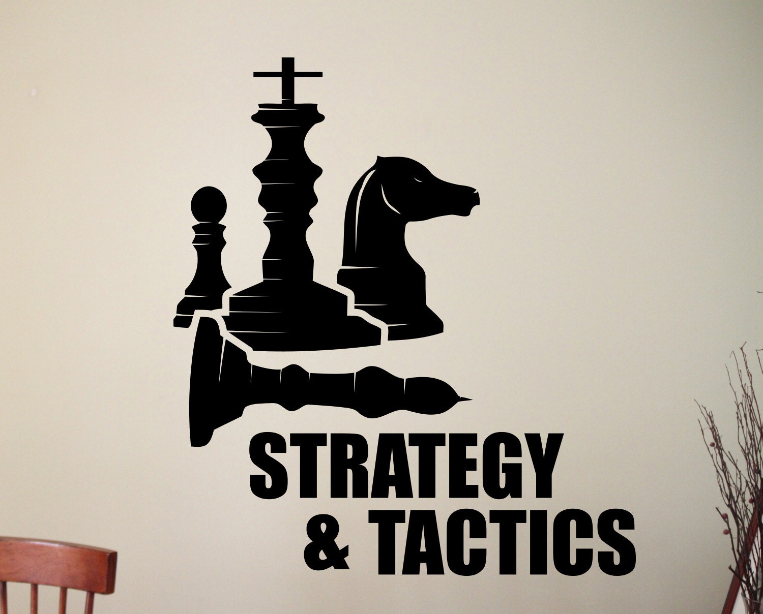 Home & Living Wall Décor chess wall decal 00716 Wall Decals & Murals ...