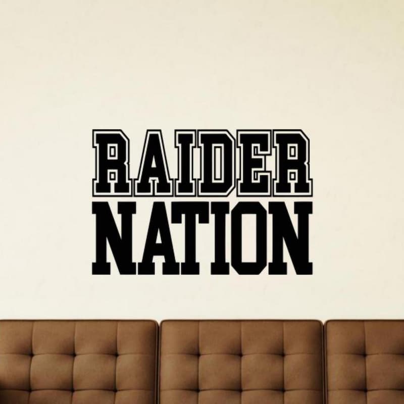 Raiders Wall Art - Etsy